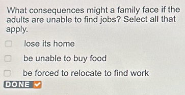 What Consequences Might Family Face If the Adults Are Unable to Find ...