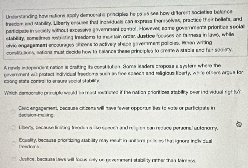 Understanding How Nations Apply Democratic Principles Helps Us See How ...