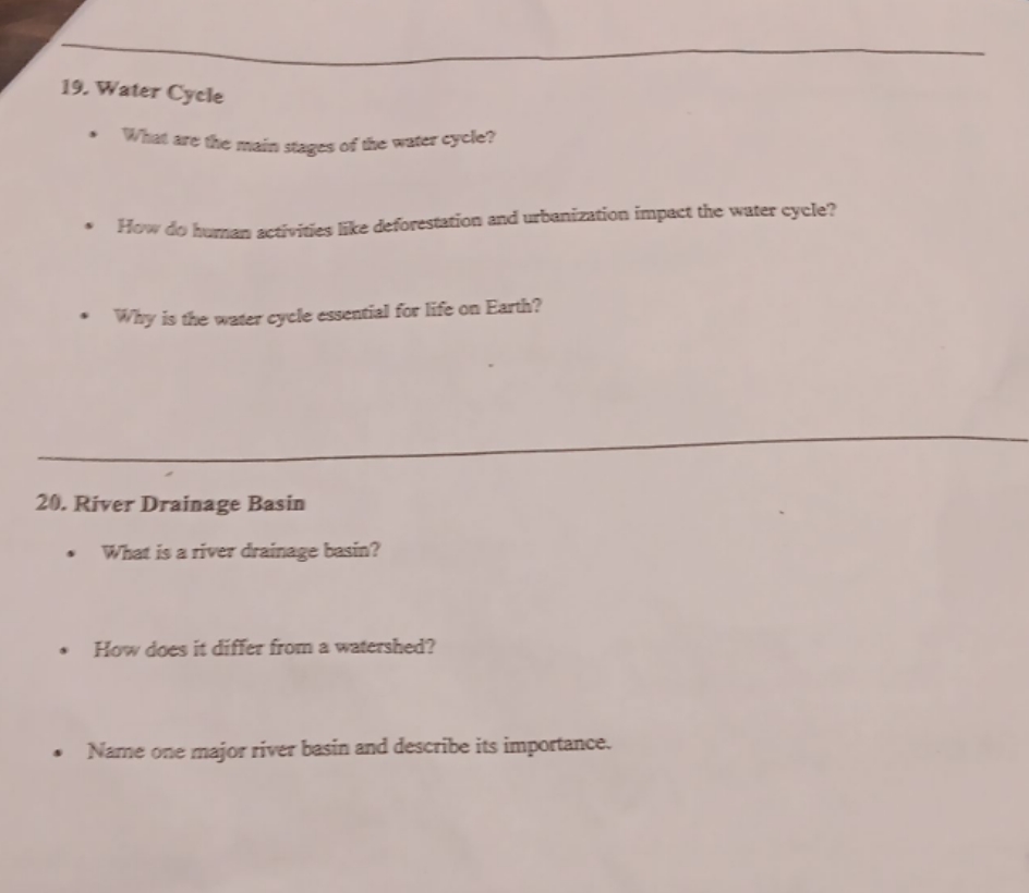 19. Water Cycle - What Are the Main Stages of the Water Cycle? How Do ...