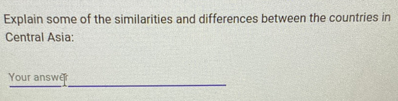 Explain Some of the Similarities and Differences Between the Countries ...