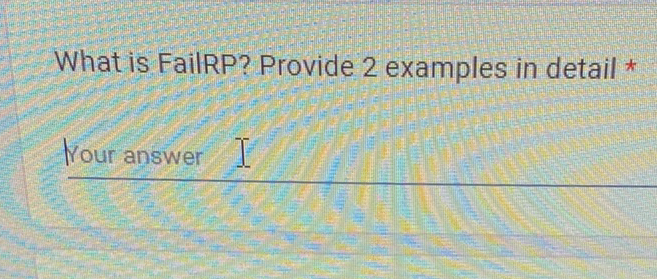 What Is FailRP?Provide 2 Examples in Detail __ | Questionai.APP
