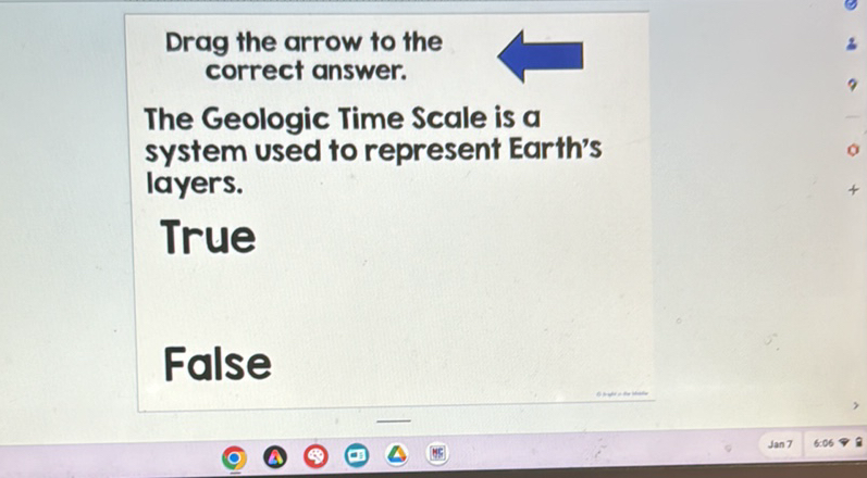 Drag the Arrow to the Correct Answer. The Geologic Time Scale Is a ...