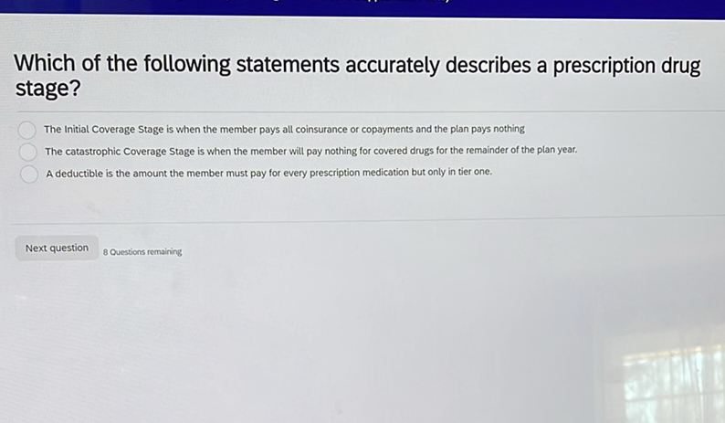 Which of the Following Statements Accurately Describes a Prescription ...