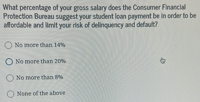 What Percentage Your Gross Salary Consumer Financial Protection Bureau ...