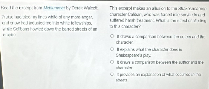 Read the Excerpt Midsummer Derek Walcott. Praise Bled My Lines White of ...