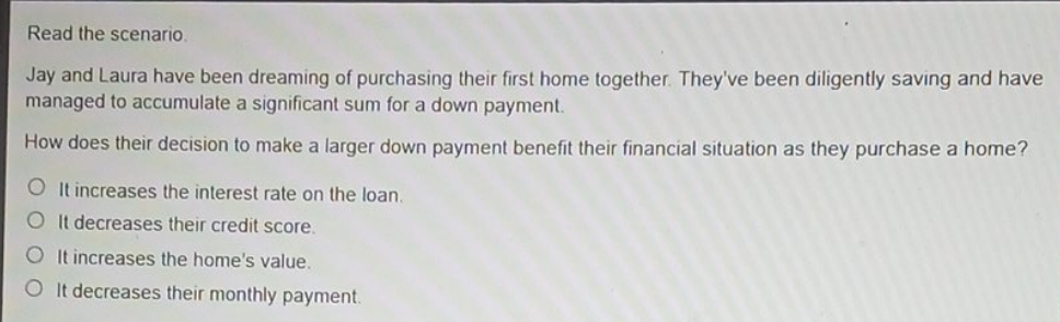 Read Scenario. Jay Laura Dreaming Purchasing First Home Together. They ...