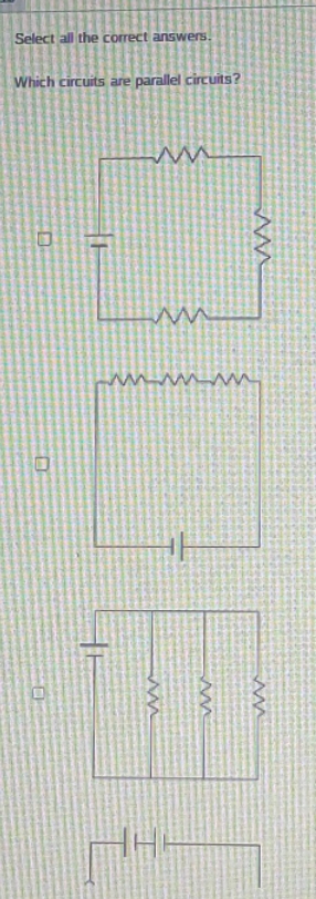 Select the Correct Answers. Which Circuits Are Parallel Circuits ...