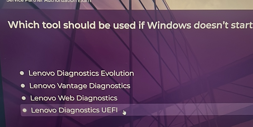 Which Tool Should Be Used If Windows Doesn't Start Lenovo Diagnostics ...