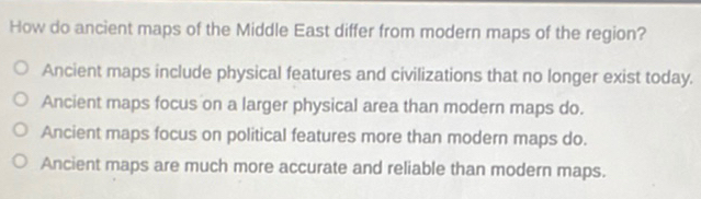 Ancient Maps Middle East Differ Modern Maps Region? Ancient Maps ...