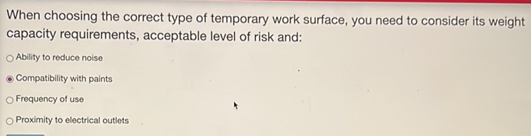 When Choosing the Correct Type of Temporary Work Surface, You Need to ...
