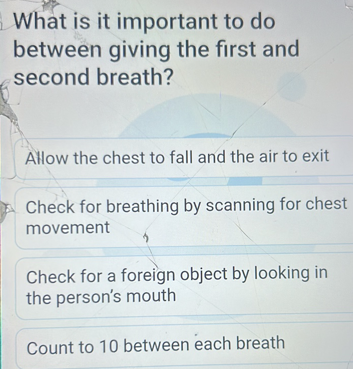 What Important Giving First Second Breath? Allow Chest Fall Air Exit ...