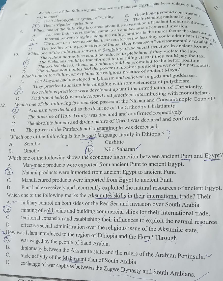 Which One of the Following Achievements of Ancient Egypt Has Been ...