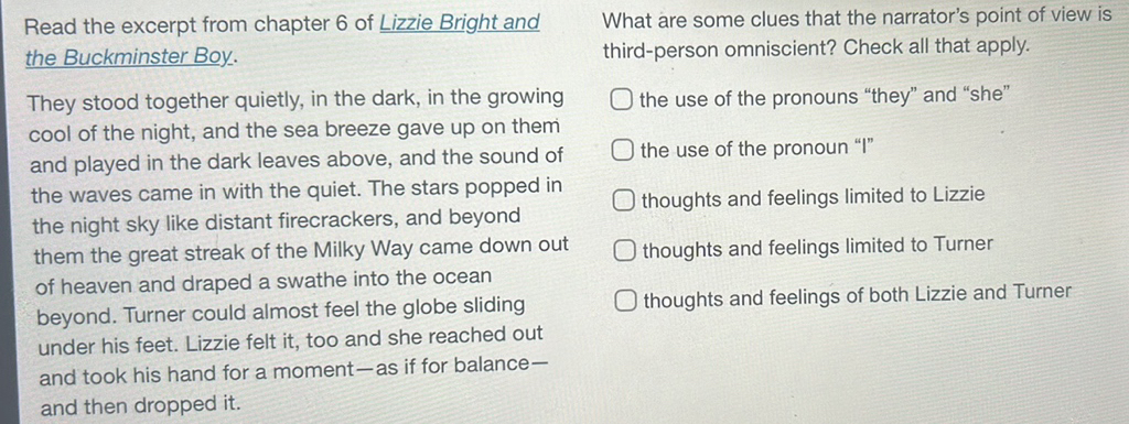 Read Excerpt Chapter 6 Lizzie Bright Buckminster Boy. They Stood ...