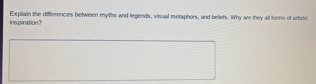 Explain the Differences Between Myths and Legends, Visual Metaphors ...