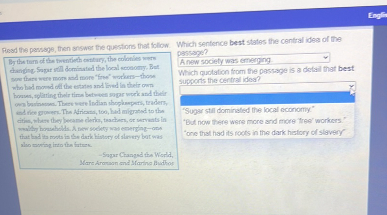 Read the Passage, Then Answer the Questions That Follow. By the Turn of ...