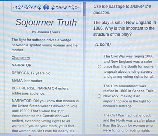 Sojourner Truth by Joanna Evans The Fight for Suffrage Drives Wedge ...