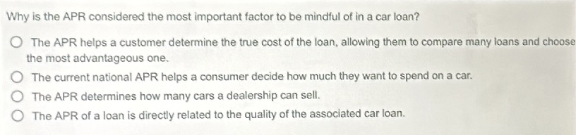Why APR Considered Important Factor Mindful Car Loan? APR Helps ...