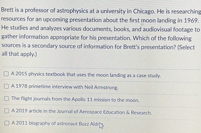 Brett Is Professor of Astrophysics at University in Chicago. He Is ...