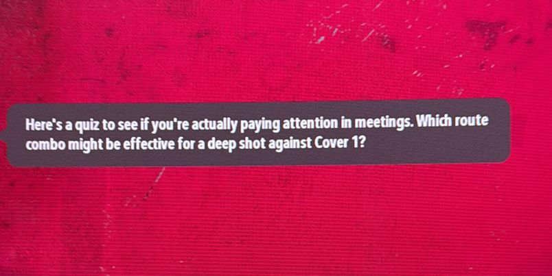 Here's Quiz to See If You're Paying Attention in Meetings. Which Route ...