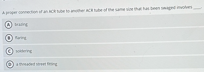 A Proper Connection of an ACR Tube to Another ACR Tube of the Same Size ...