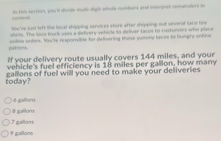 This Section, You'll Divide Multi-digit Whole Numbers Interpret ...