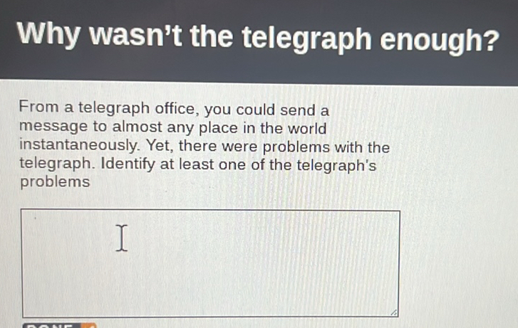 Why Wasn't Telegraph Enough? Telegraph Office, You Send Message to ...