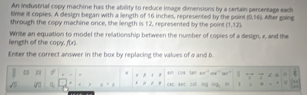 An Industrial Copy Machine Has the Ability to Reduce Image Dimensions ...