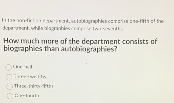 In the Non-fiction Department, Autobiographies Comprise One-fifth of ...