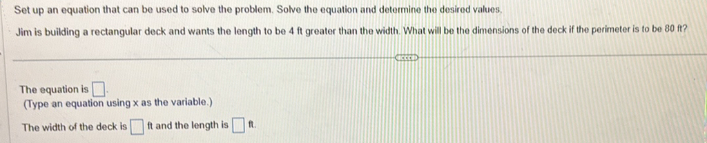 Set up Equation Used to Solve Problem. Solve Equation Determine Desired ...