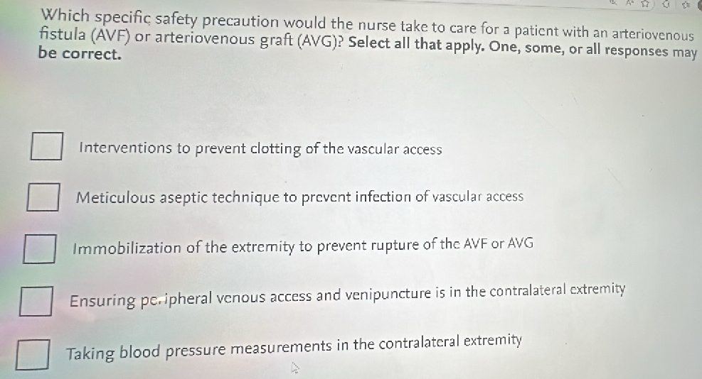 Which Specific Safety Precaution Would the Nurse Take to Care Patient ...
