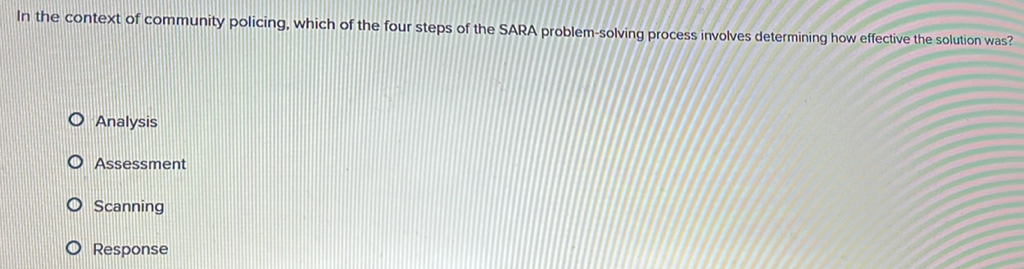In the Context of Community Policing, Which of the Four Steps of the ...