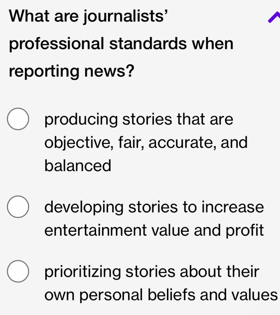 What Are Journalists' Professional Standards When Reporting News ...