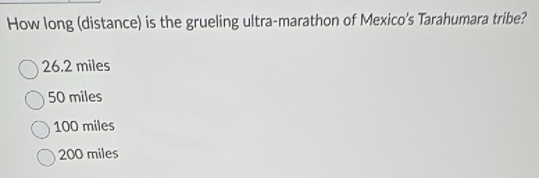How Long (distance) Is the Grueling Ultra -marathon of Mexico's ...
