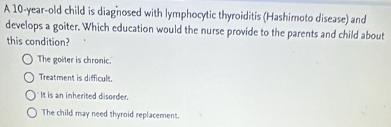 10-year-old Child Diagnosed Lymphocytic Thyroiditis (Hashimoto Disease ...