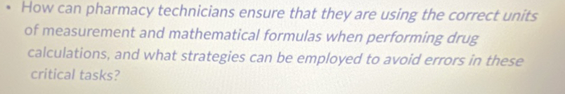 - How Can Pharmacy Technicians Ensure That They Are Using the Correct ...