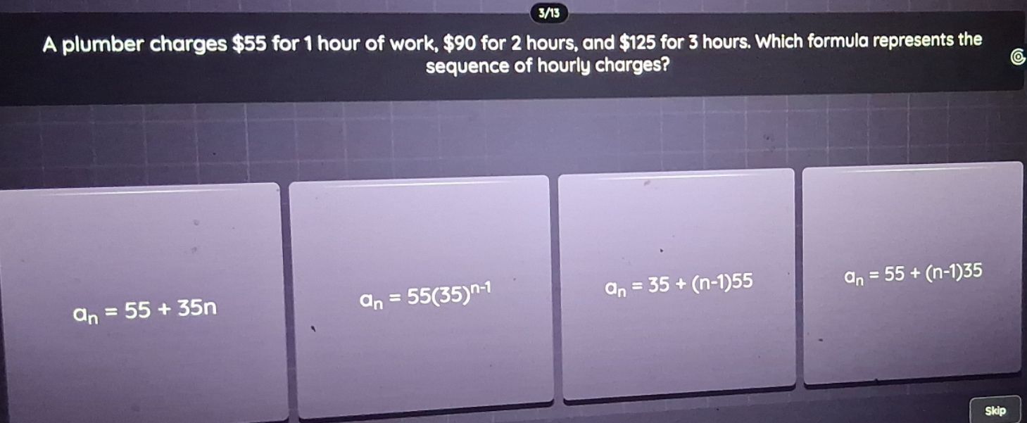 A Plumber Charges 55 for 1 Hour of Work. 90 for 2 Hours, and 125 for 3 ...