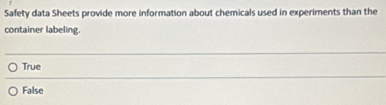 Safety Data Sheets Provide More Information About Chemicals Used in ...