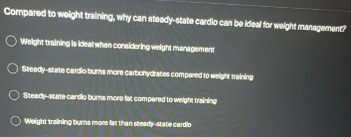 Compared to Weight Training , Why Can Steady-state Cardlo Can Be Ideal ...