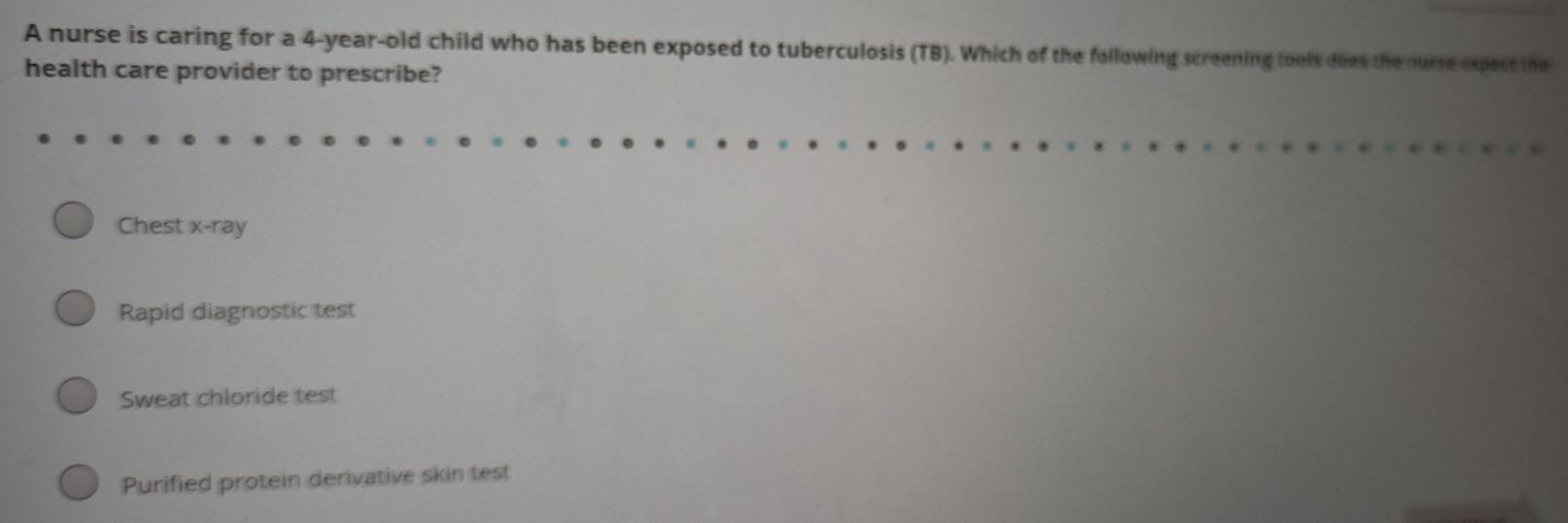 Nurse Is Caring for 4-year-old Child Who Has Exposed to Tuberculosis ...
