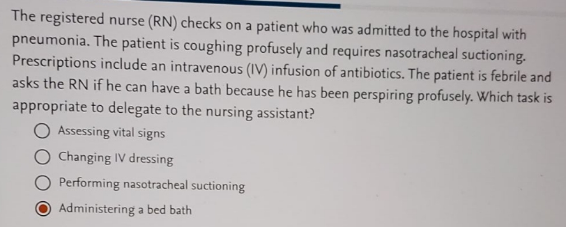The Registered Nurse (RN) Checks Patient Who Was Admitted to the ...