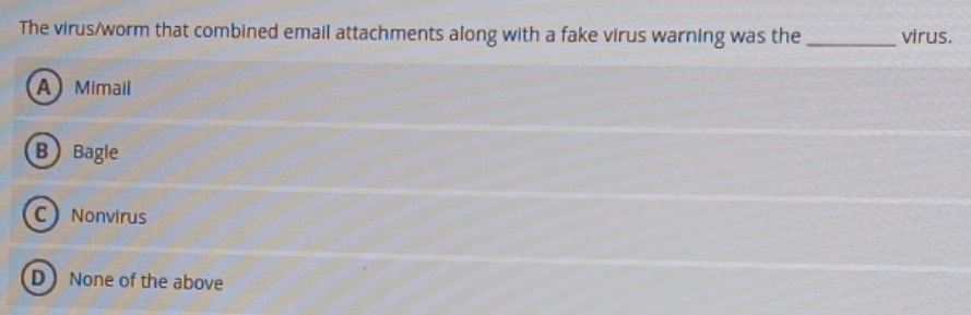 The Virus/worm That Combined Email Attachments Along with a Fake Virus ...