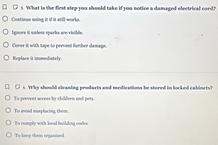 15. What Is the First Step You Should Take If You Notice a Damaged ...