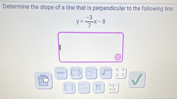 Determine the Slope of a Line That Is Perpendicular to the Following ...