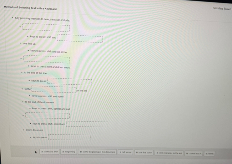 Methods of Selecting Text with a Keyboard - Key Pressing Methods to ...