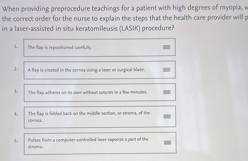 When Providing Preprocedure Teachings for a Patient with High Degrees ...