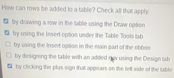 Rows Added to Table Check Apply. Drawing Row Table Using Draw Option ...