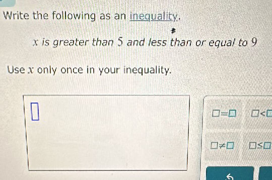 Write the Following as an Inequality. X Is Greater Than 5 and Less Than ...
